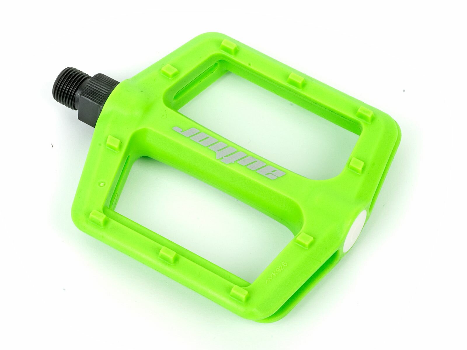 Педали нейлон BMX APD-F13-Nylon широкие с отраж. ось Cr-Mo 346г неоново-зеленые AUTHOR
