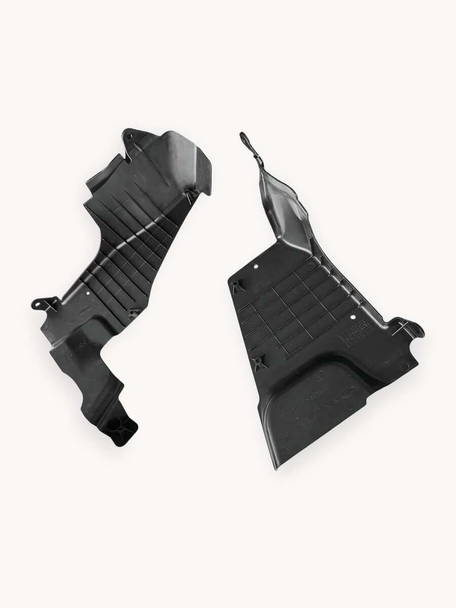 Брызговик, Экран грязезащитный, Щиток арки двигателя (левый + правый) (МКПП и Робот) LADA Granta, Kalina 2, Datsun (к-т. 2 шт.) / 2190-28020220/30