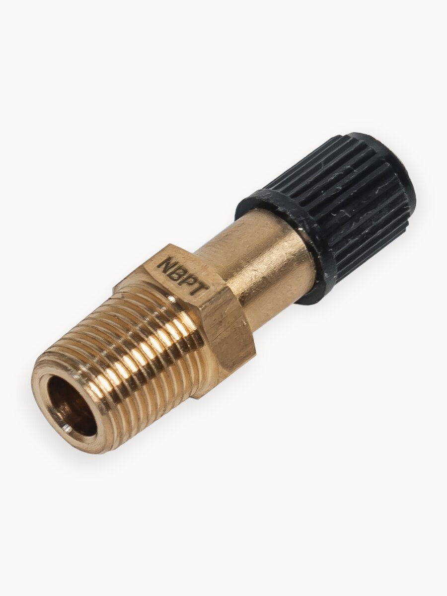 Клапан подкачки QZ 01 - R1/8", Ниппель с золотником, штуцер для подкачки, NBPT