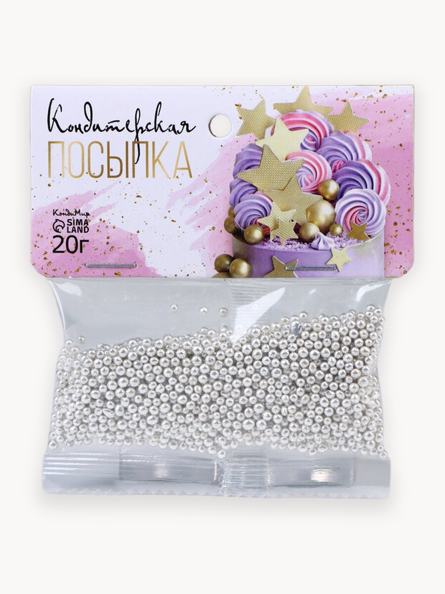 Кондитерская посыпка «Шестой элемент», 2 мм, 20 г