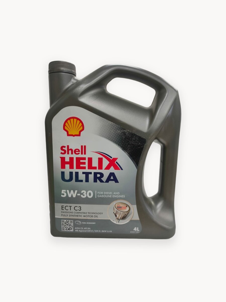 Масло моторное Oils_in_Cars "SHELL Helix Ultra" 5W-30 ACEA C3, синтетика, 4 л
