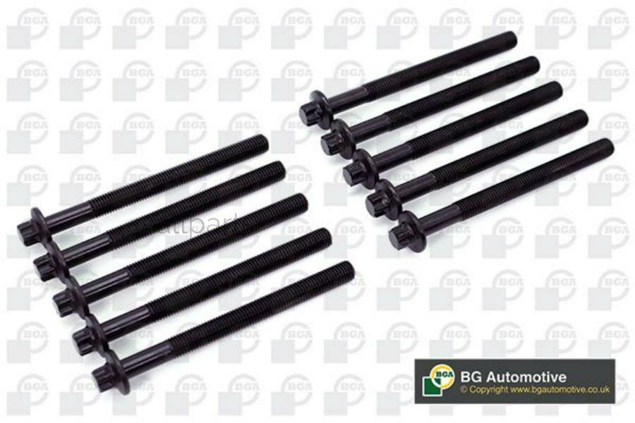 BGA BK3351 Комплект болтов ГБЦ MERCEDES CITAN, CLA / NISSAN ALMERA II, JUKE, QASHQAI / RENAULT CAPTUR I, CLIO II, DUSTER, LAGUNA, MEGANE II / SUZUKI JIMNY 1.5 01-21