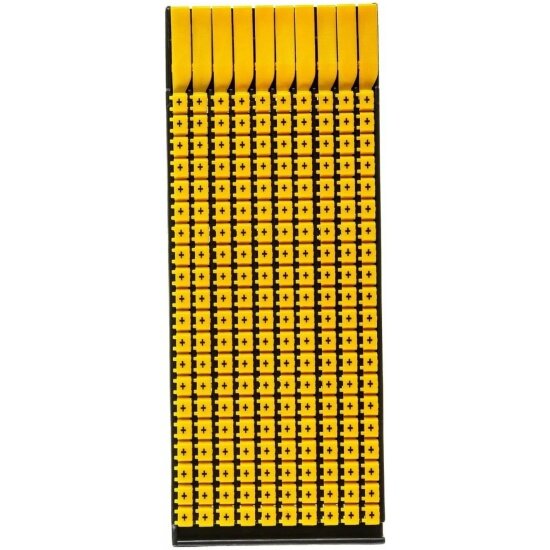 Маркер для кабеля сечением Dkc 0.5-1.5мм символ "+" (уп.200шт), MKSPS1