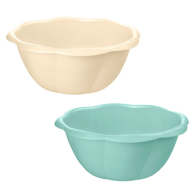 Большая миска 6л бытпласт пластиковая, цвет в ассортименте - 1 шт