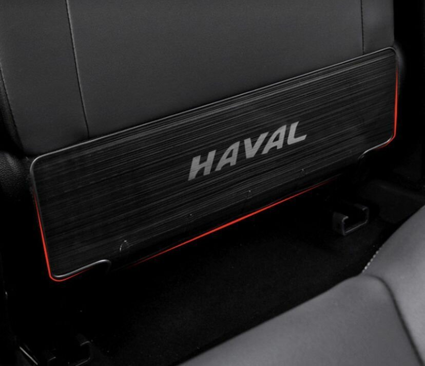 Накладки на спинки сидений Haval Jolion / Хавал Джолион 2021-2024г. в black