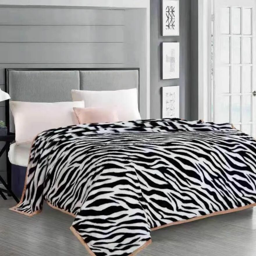 Флисовый мягкий плед покрывало на кровать 200х220 см