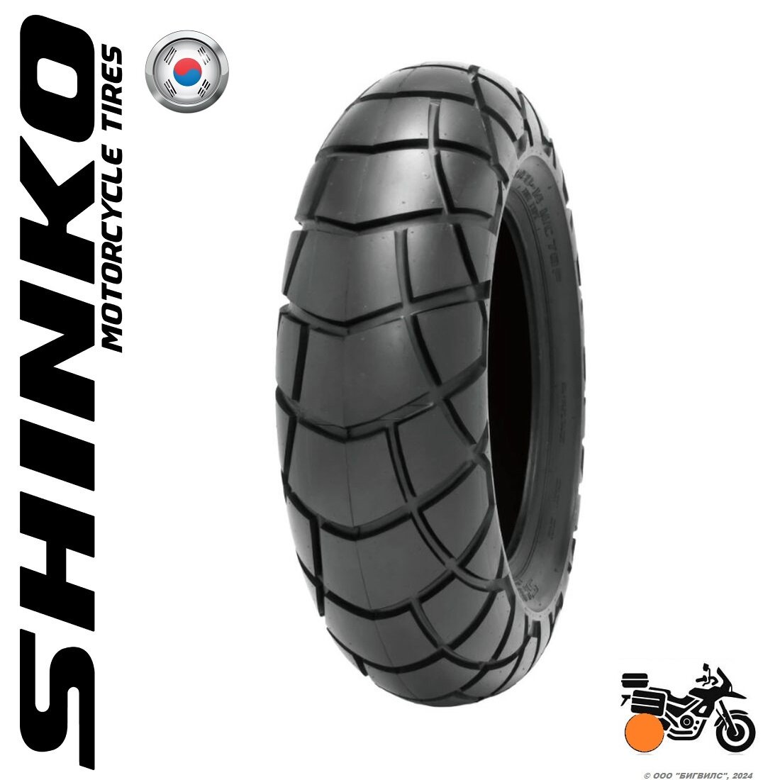 Мотошина / шина для мотоцикла Shinko SR428 180/80-14 78P TT Rear