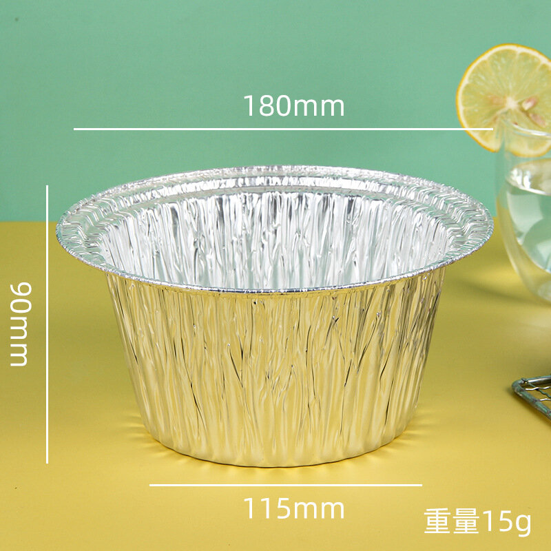 Одноразовая фольгированная коробка для дома, круглая фольгированная подставка для фритюрницы, алюминиевая фольгированная подставка, подставка для барбекю, подставка для выпечки, коробка для еды на вынос