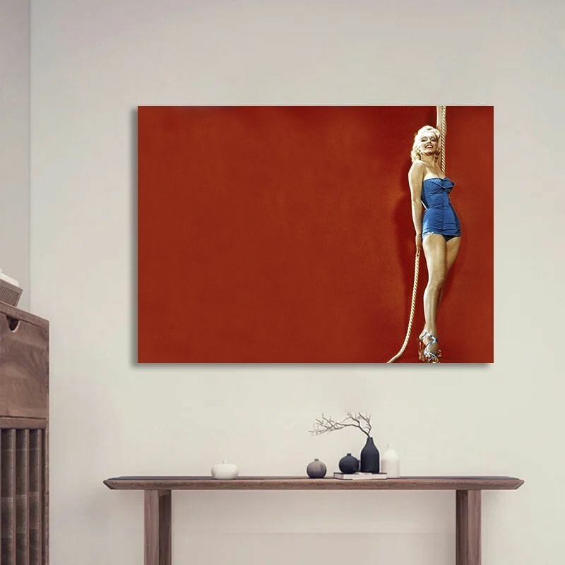 Картина Мерлин Монро ВсеКартины. Тут, 30x40, холст, на подрамнике, в деревянной раме