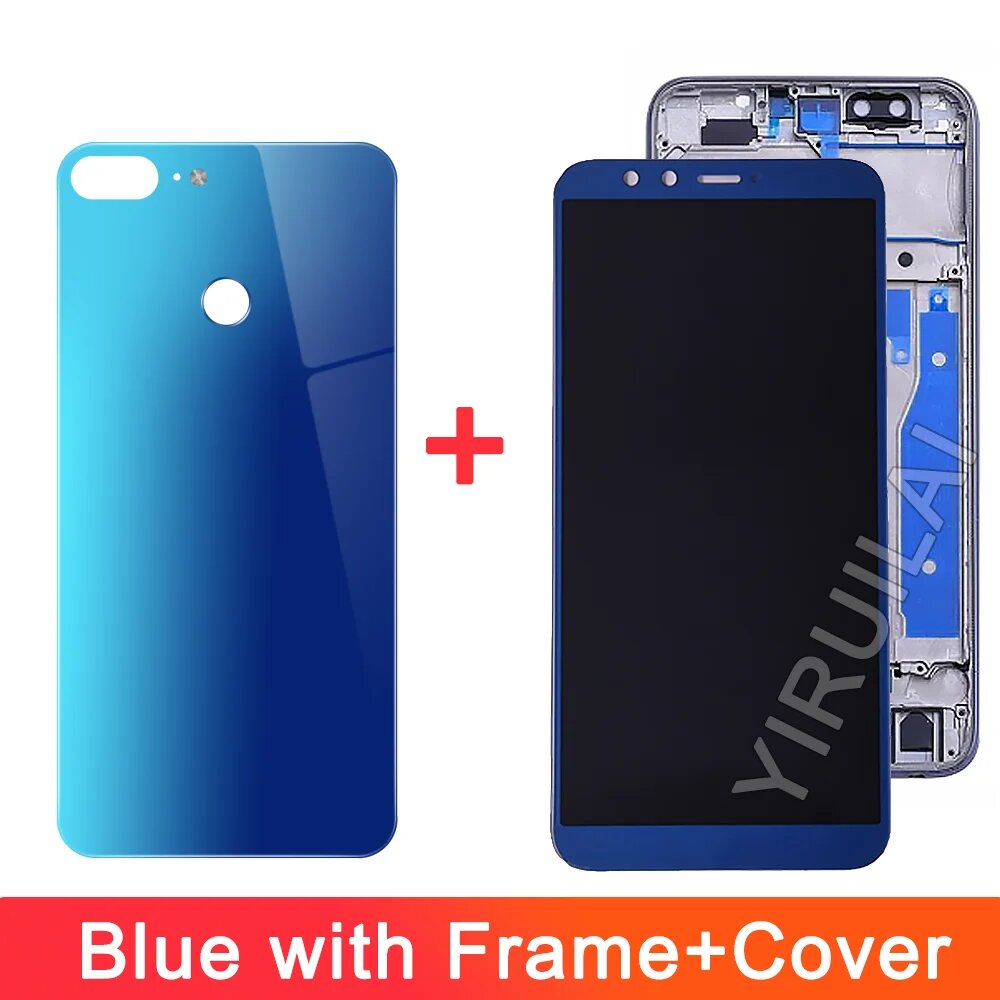 5,65 'высокое качество для Huawei Honor 9 Lite ЖК-дисплей с сенсорным экраном и Blue Frame Cover