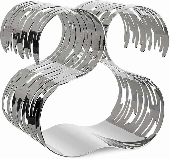Держатель для бутылок - Alessi Barkcellar - из нержавеющей стали, глянцевая полировка, 19,00 x 15,00 x 19,00 см, цвет серебристый, BM03