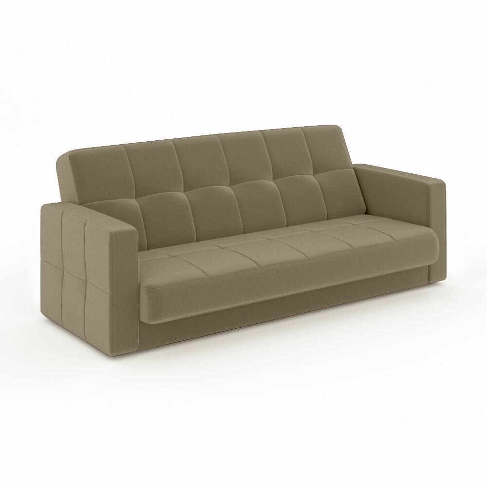 Диван-кровать Адель механизм Книжка фокус- мебельная фабрика 220х95х90 см серо-коричневый