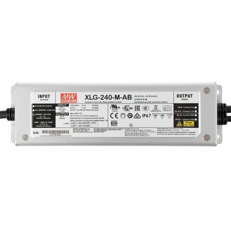 LED-драйвер AC-DC Mean Well XLG-240-M-AB