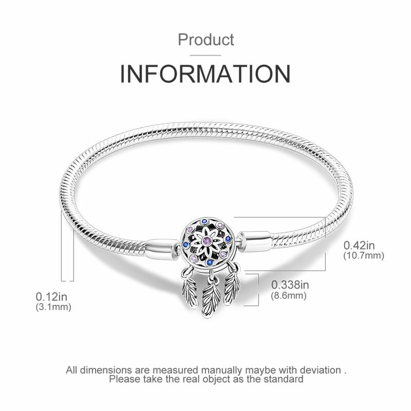 Браслеты PANDORA Браслет Ловец снов из змеиной кости