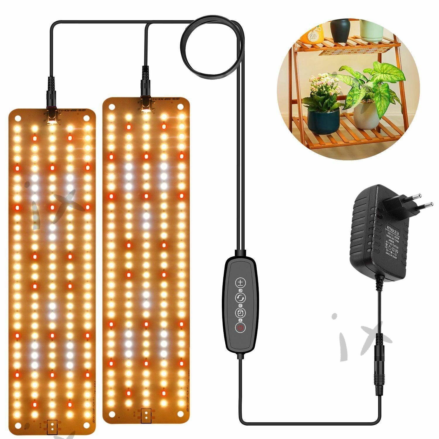 Светодиодные лампы для выращивания растений с полным спектром солнечного света3