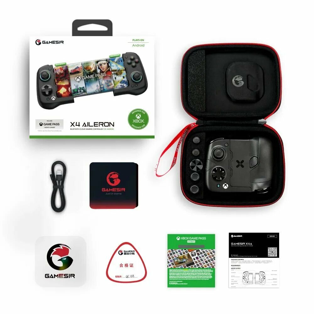 Gamesir X4 Aileron Bluetooth Мобильный облачный игровой контроллер Геймпад для Android Джойстик с эффектом Холла Бесшовное беспроводное соединение