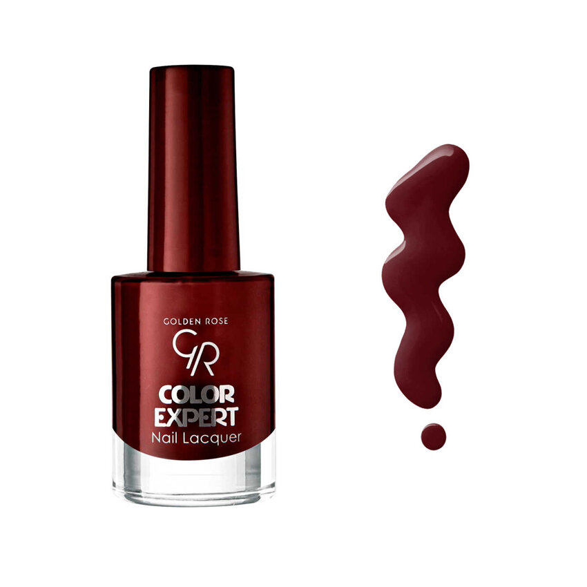 Лак Golden Rose "Color Expert Nail", №35, коричневый, с защитой и выравниванием, без парабенов