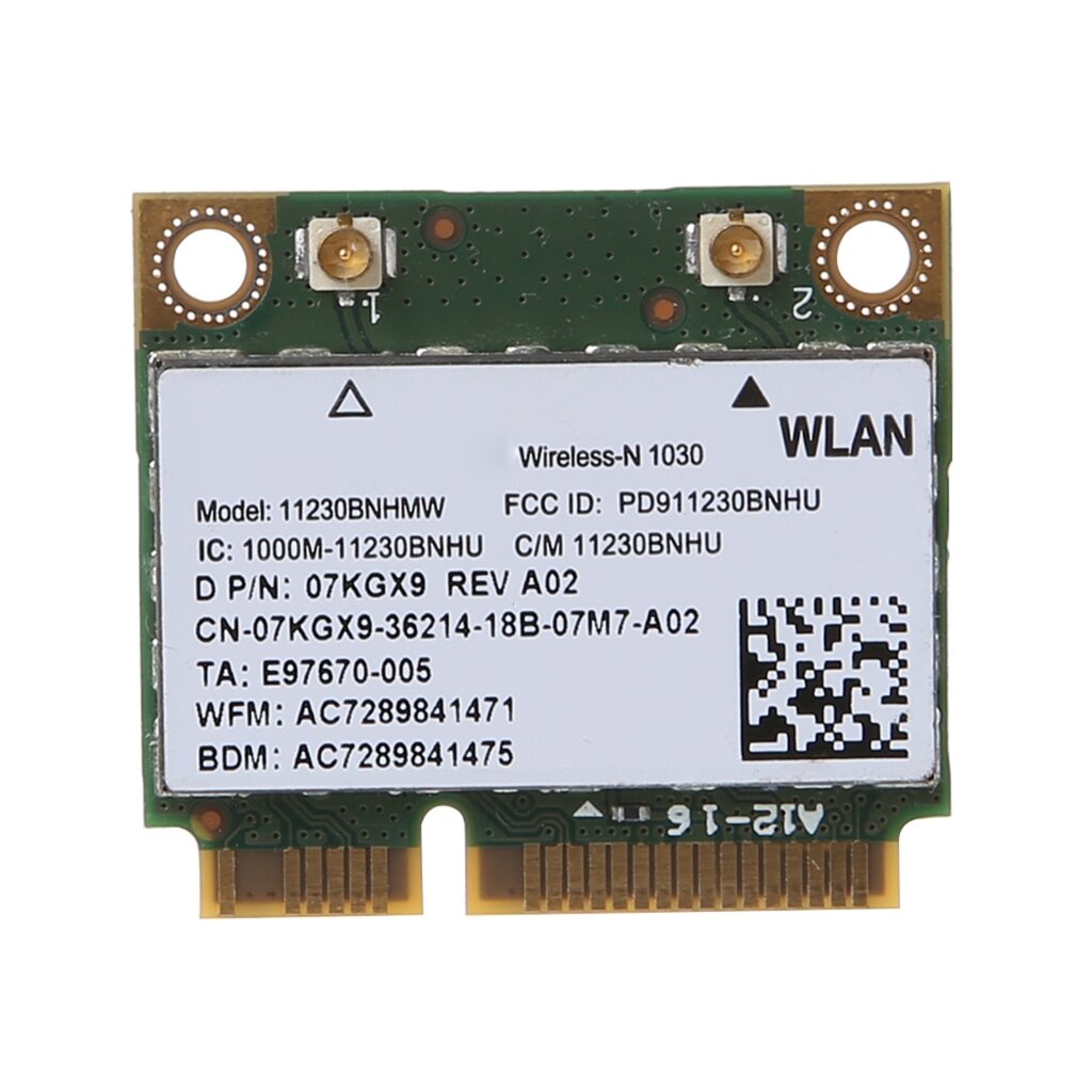 Half Mini PCI-e WIFI Wlan + Bluetooth-compatible Card for DELL 1030 11230BNHMW