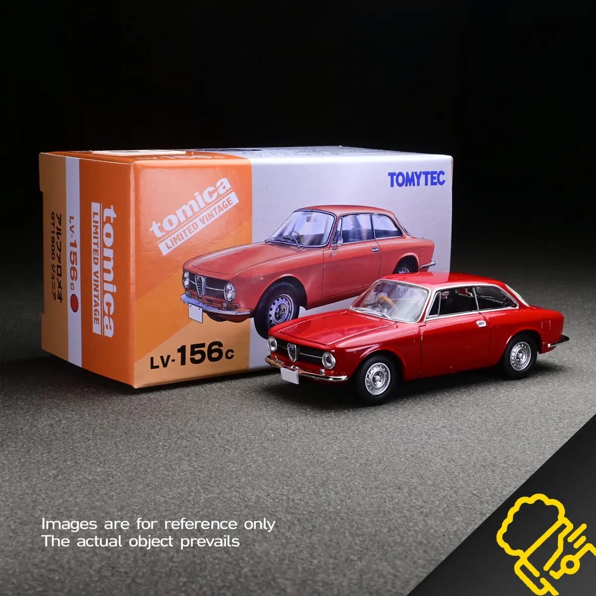Tomytec TLV 1:64 LV-156c Alfa Romeo GT1600 Red Легковая модель автомобиля