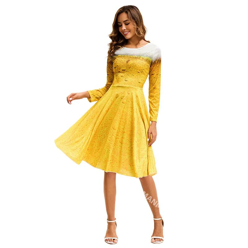 Полиэстер костюм супергероя с желтым градиентом Светло-желтый, L, Бежевый