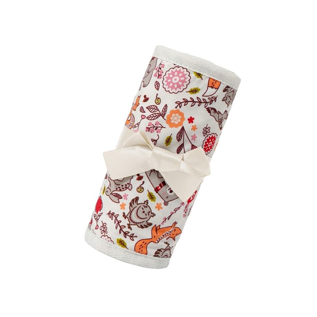 Бампер для детской кроватки, 4 шт, Розовая лиса