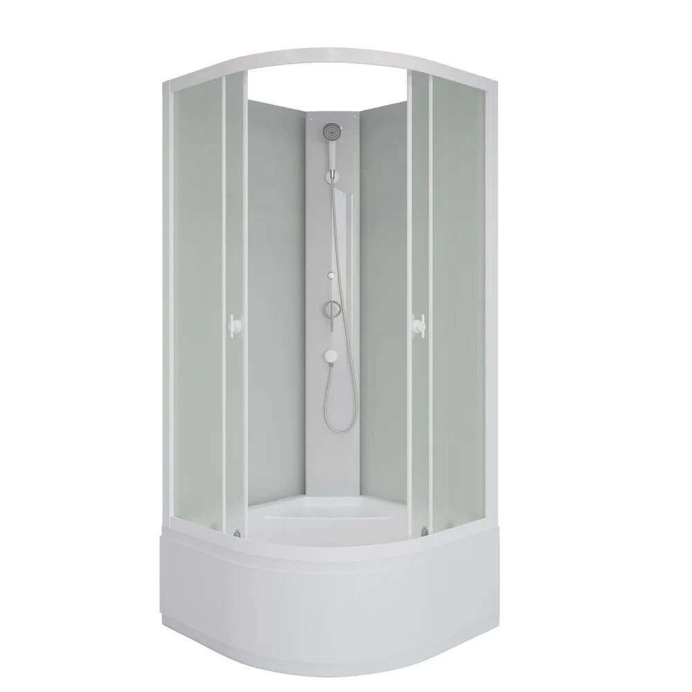 Душевая кабина Niagara Promo P80/40/MT/BK 80х80 см, без крыши