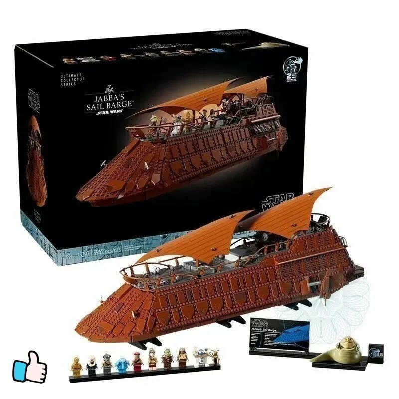 Star Wars Большой галеон Джаббы Конструктор для мальчиков