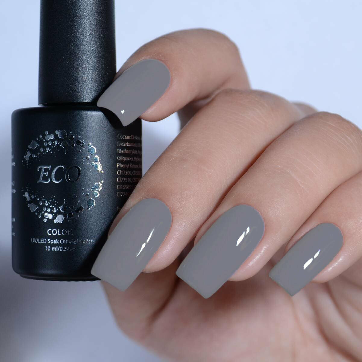 Гель-лак для ногтей ТМ ECO "Туманный Альбион" №105, 10 мл, серый