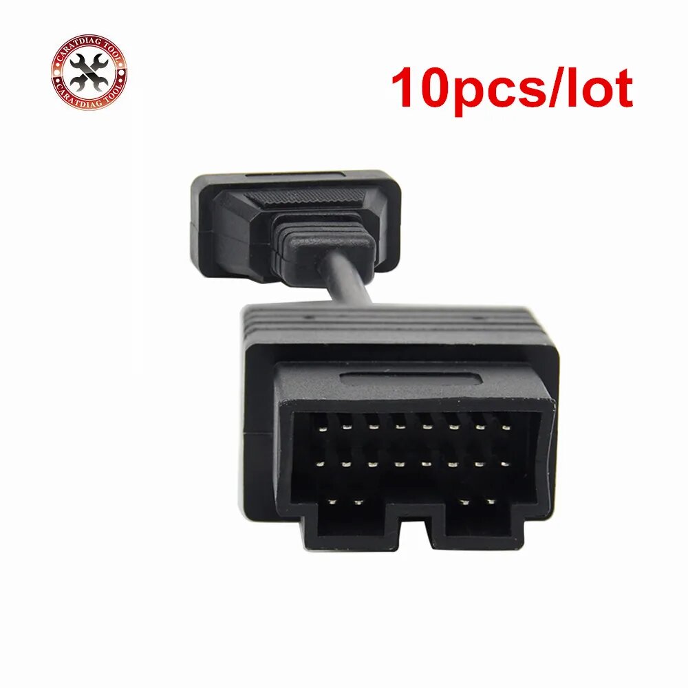 10 шт./лот 20 контактов для KIA диагностический интерфейс лучший проводной кабель OBD к OBD2 кабель для KIA 20 контактов до 16 контактов