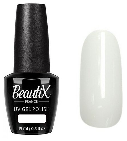 Гель-лак Beautix MINI 8 мл (№701) белый оттенок фактура эмаль