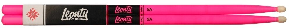 LFP5A Fluorescent Pink 5А Барабанные палочки, Leonty
