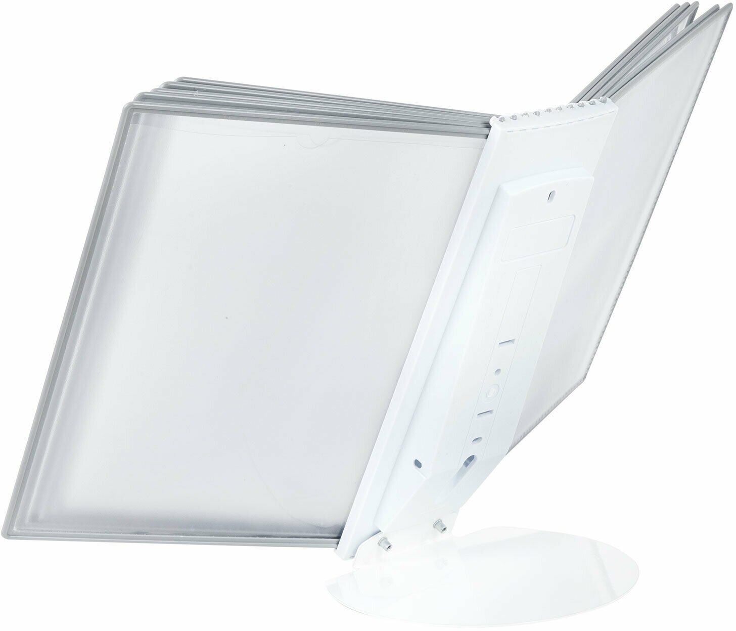 Демосистема настольная/настенная на 10 панелей, с 10 серыми панелями А4, STAFF "Profit", 238217