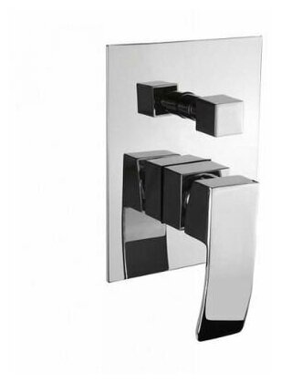 Смеситель Kaiser (Кайзер) Sonat скрытого монтажа для душа Хром (34122)