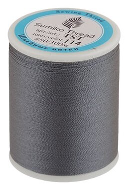 Швейные нитки SumikoThread 50 TST 100% нейлон 300 м 328 я №114 серый