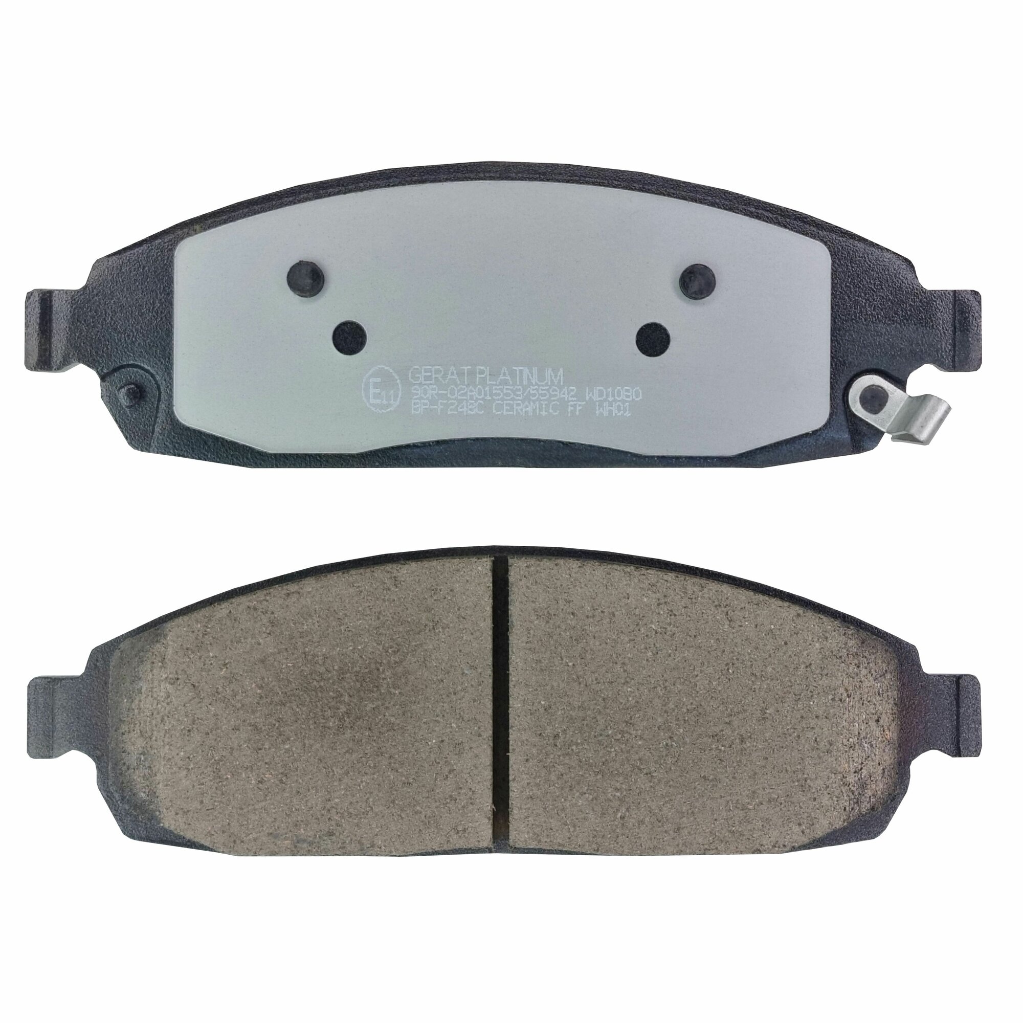 Тормозные колодки Gerat BP-F248C (передние) Platinum