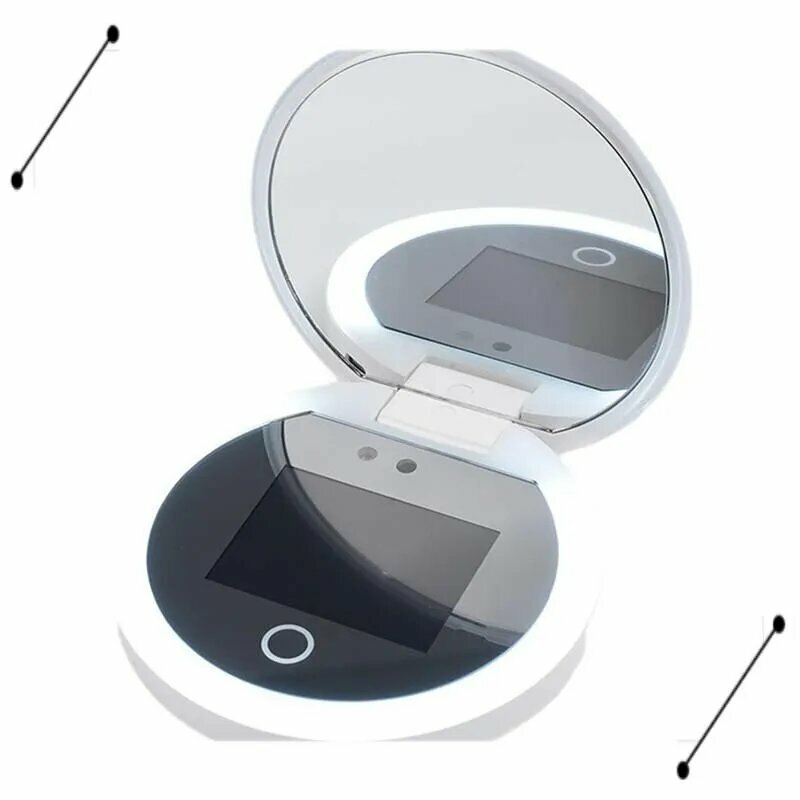 Умное Зеркало Со Встроенным Ультрафиолетовым Детектором Для Контроля За Защитой От Солнца При Нанесении Макияжа