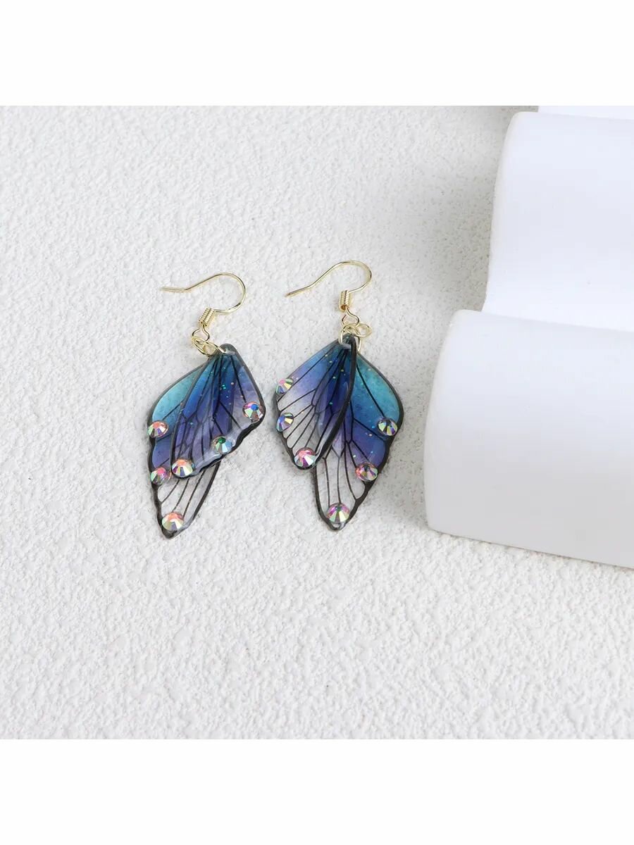 Серьги, искусственный камень