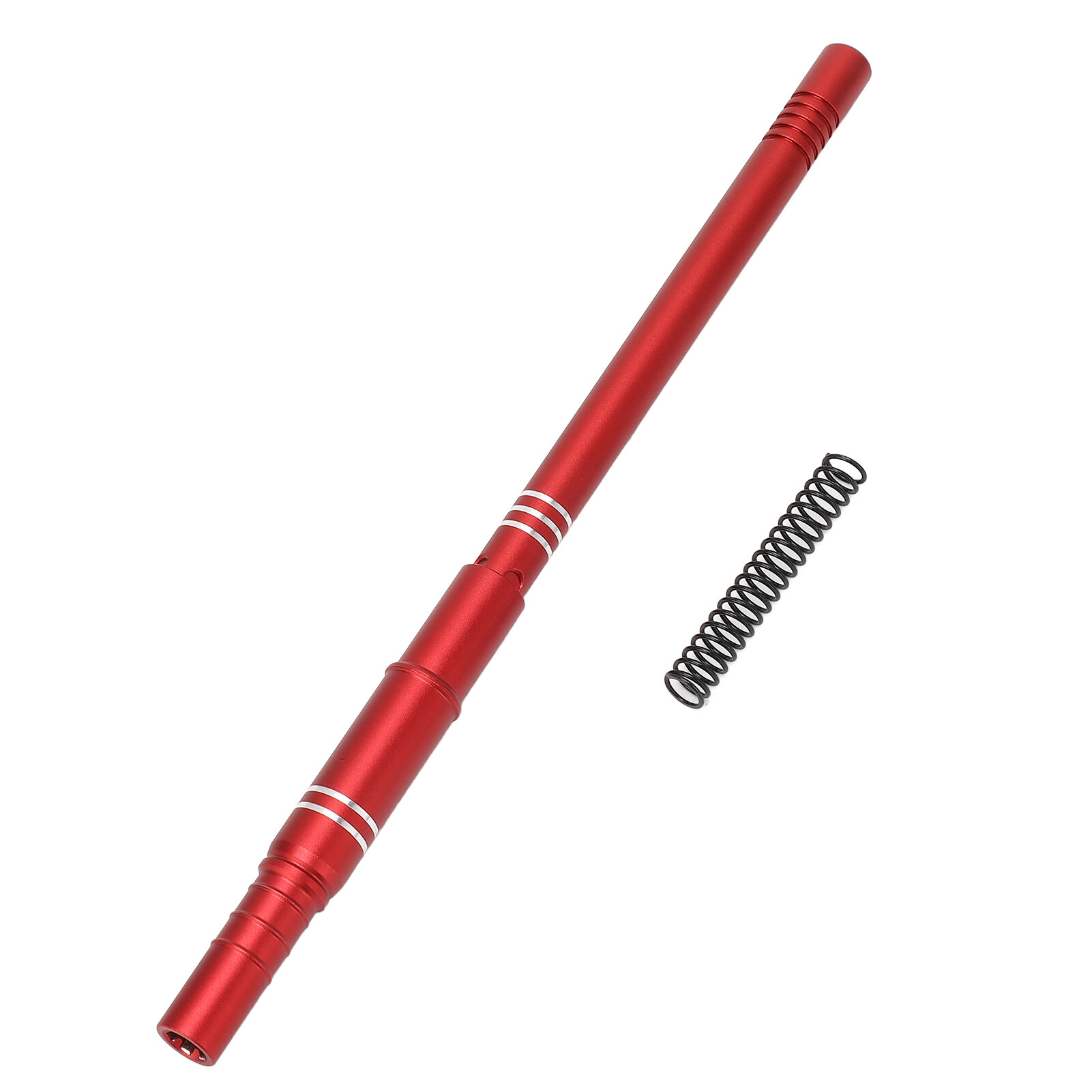 Центральный карданный вал из алюминиевого сплава для радиоуправляемой модели ARRMA 1/8 Mojave 4X4 4S BLX, красный.