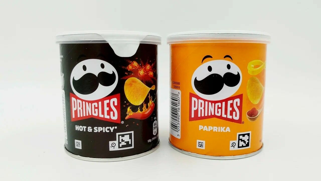 Картофельные чипсы Pringles Mix 2 х 40 гр вкус Hot & Spicy и Paprika Польша