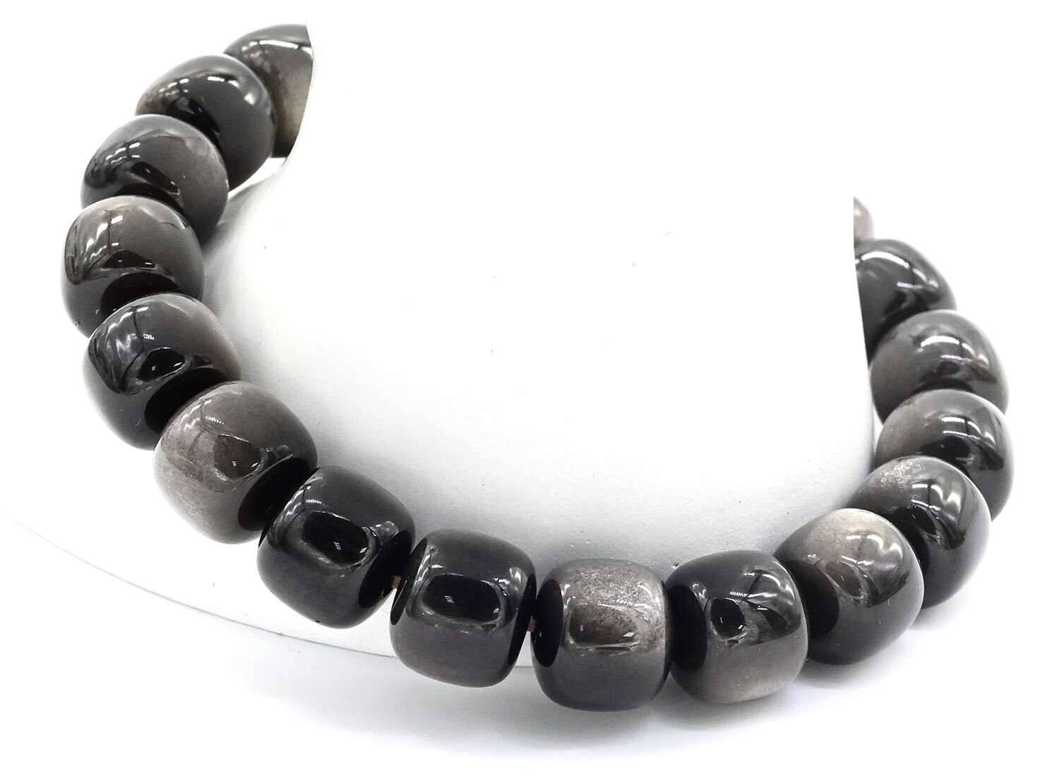 Браслет, обсидиан