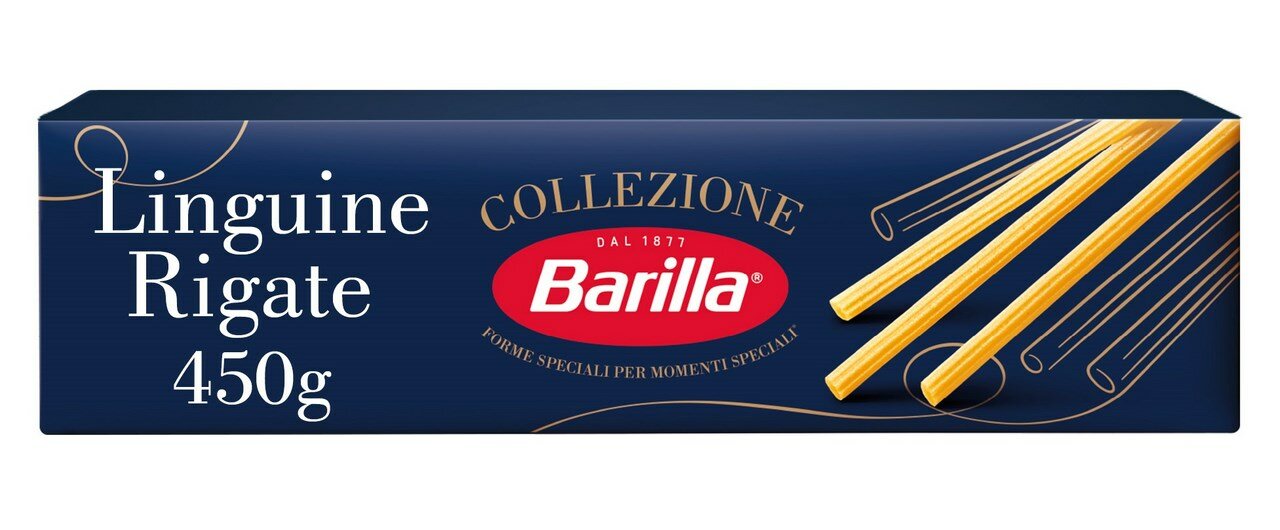 Макароны спагетти Barilla Linguine Rigate №213 высший сорт, 450г