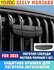 Логотип автомобиля Geely Monjaro , точная 3D-посадка , черный матовый