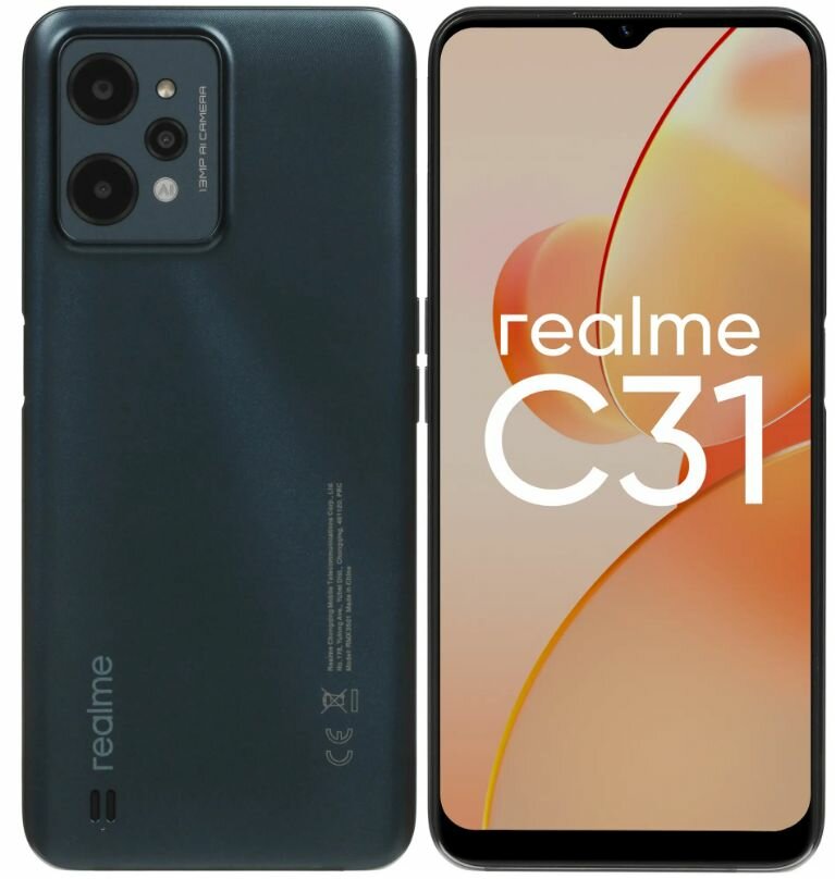 6,5" Смартфон realme C31 3/32 ГБ (6042415) 2022, зеленый