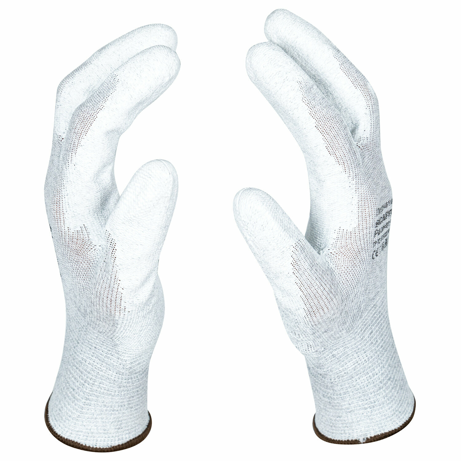 Упаковка 6 шт. Перчатки антистатические SCAFFA "Antistat", карбоновая нить, полиуретановое покрытие, размер 10, XL (очень большой), 00-00015298