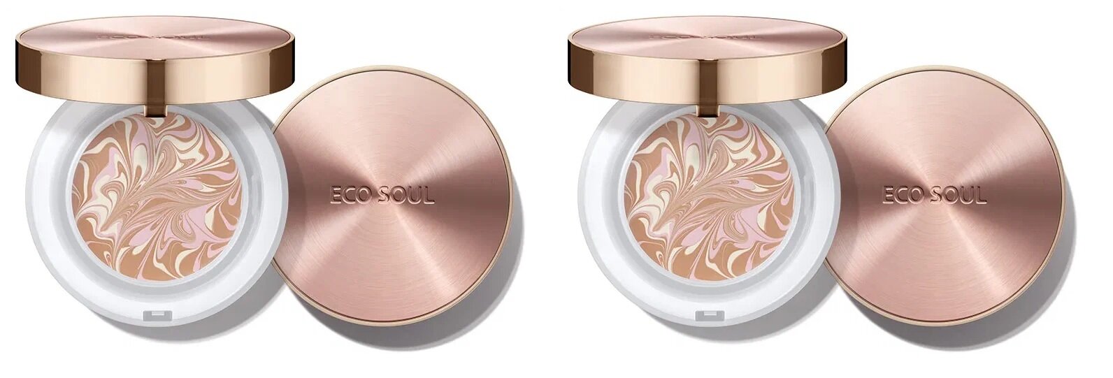 Пудра Sung bo Cleamy для лица Eco Soul Essence Foundation Pact 23 Natural Beige, компактная, тональная, 12 гр, 2 шт