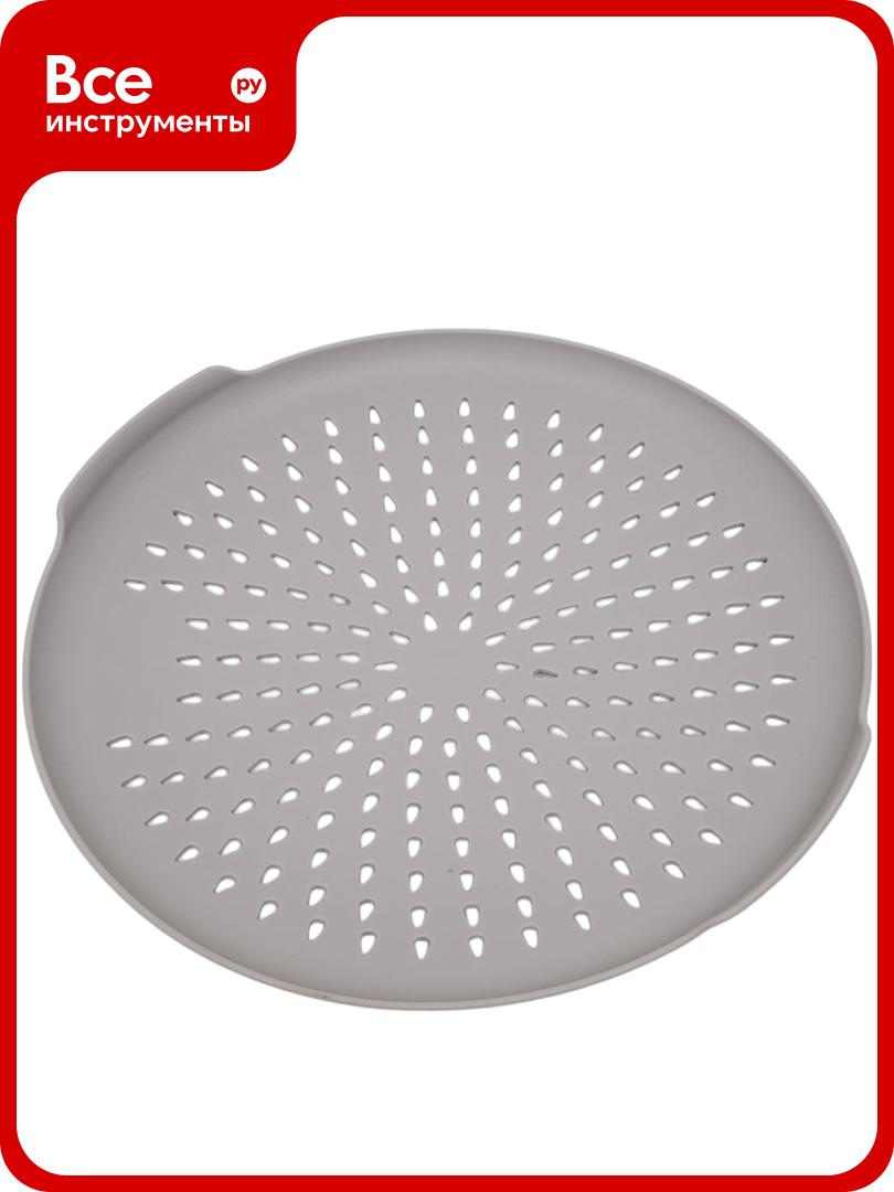 Поддон-сушилка в раковину Berossi compakt light дымчато-серый ИК 57165000, пластиковая
