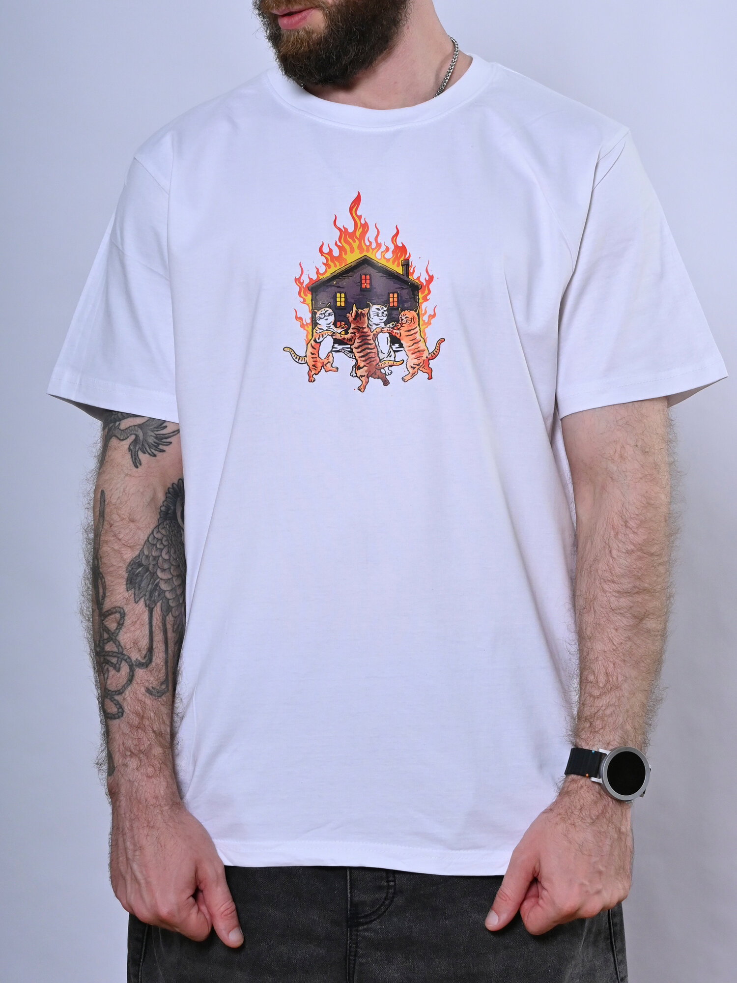 Футболка Cat house