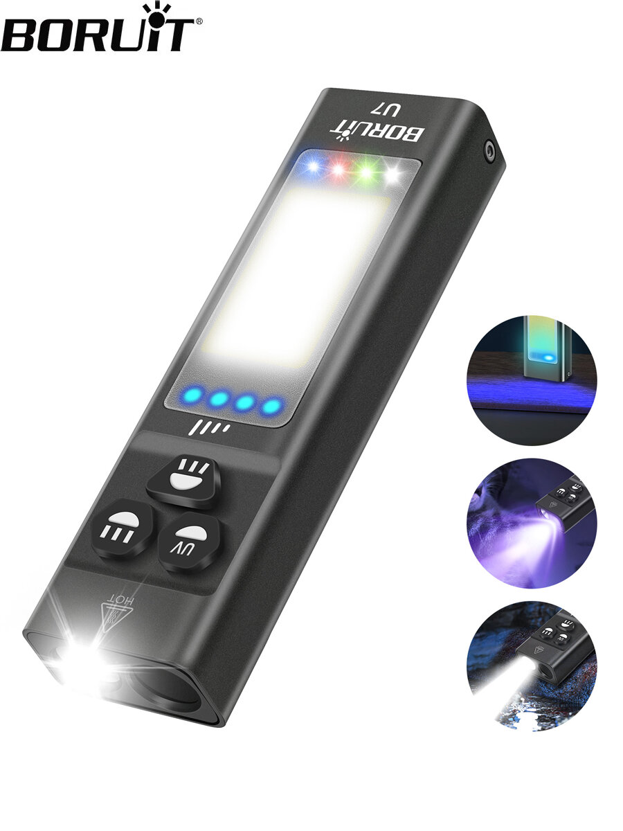 Яркий фонарик BORUiT U7