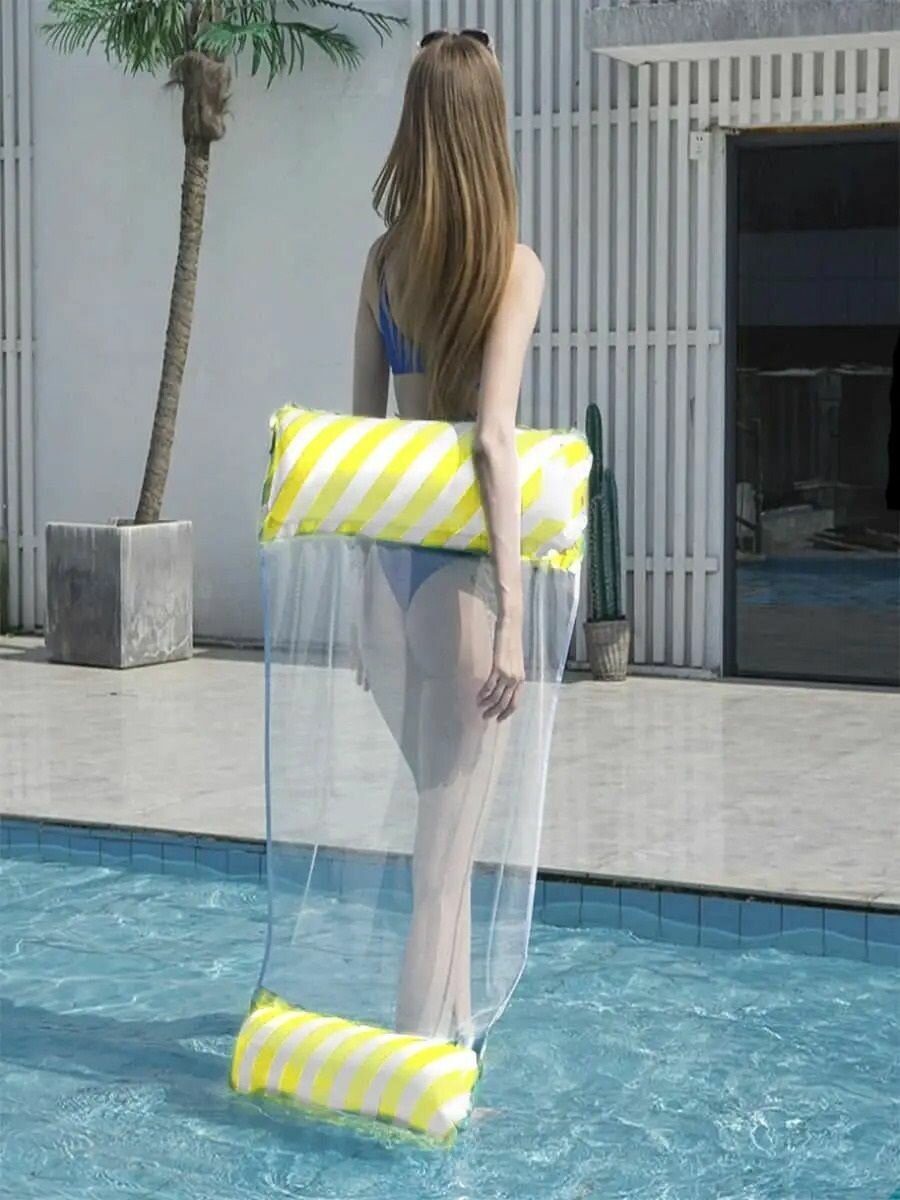 Надувной матрас, для плавания, водонепроницаемый, черный, 120 см