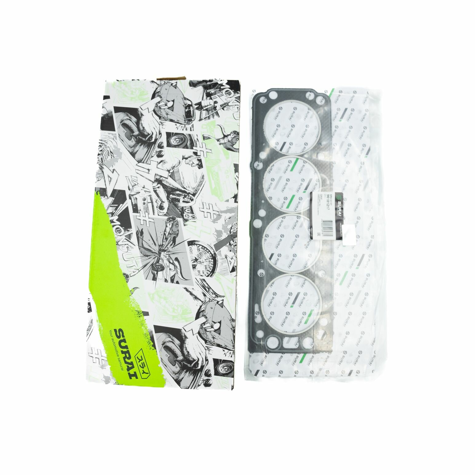 Прокладка ГБЦ SURAI для Chevrolet Lanos, Daewoo Nexia II 1.5 SOHC (SRS 00137, аналог 96181217)